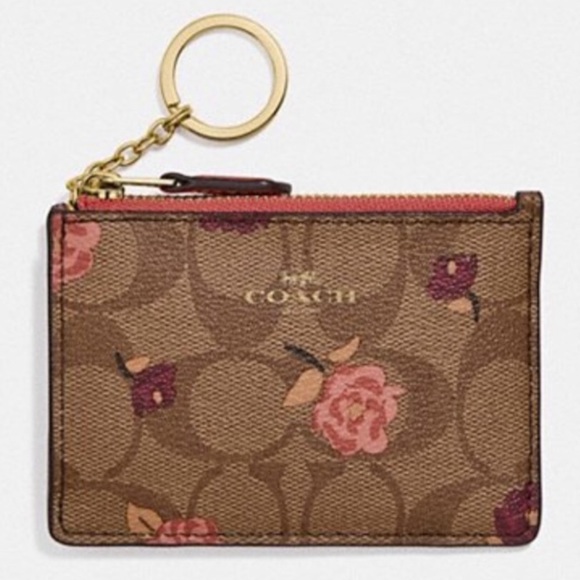 Coach | Accessories | Coach Mini Skinny Id Cardholder Key Chain | Poshmark